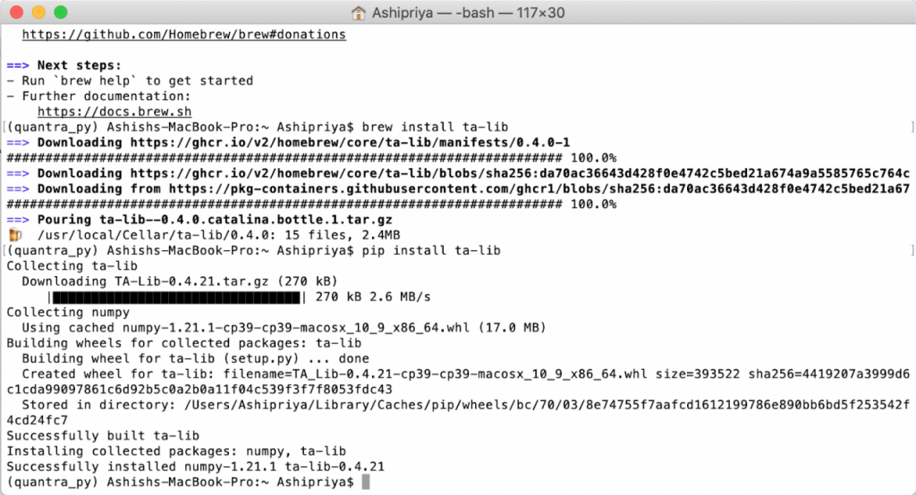 Python如何安装talib？安装步骤详细图解 - lsbin