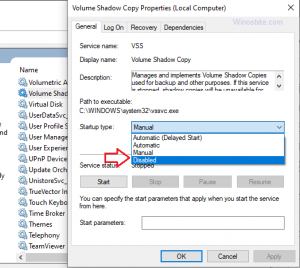 什么是VSSVC.exe？用途以及如何禁用它？