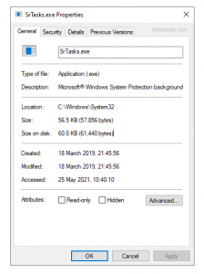 什么是SrTasks.exe？以及如何修复高CPU消耗？